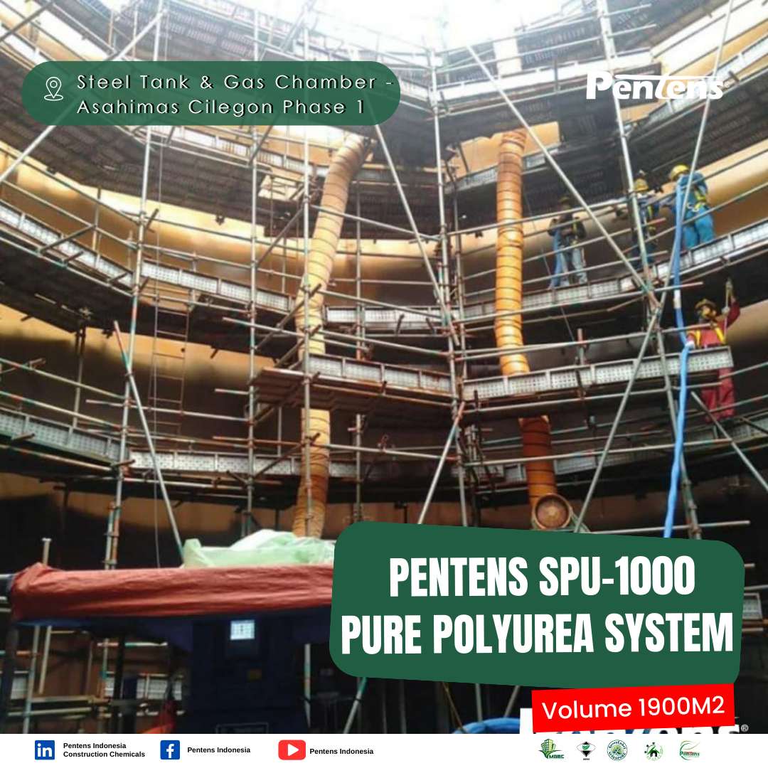 Steel Tank & Gas Chamber, Asahimas Cilegon Phase 1 | Pentens Indonesia