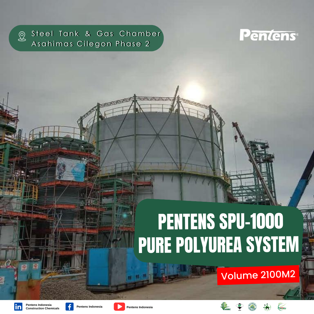 Steel Tank & Gas Chamber, Asahimas Cilegon Phase 2 | Pentens Indonesia